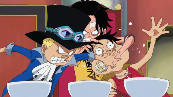 Screenshots of One Piece Episode 496