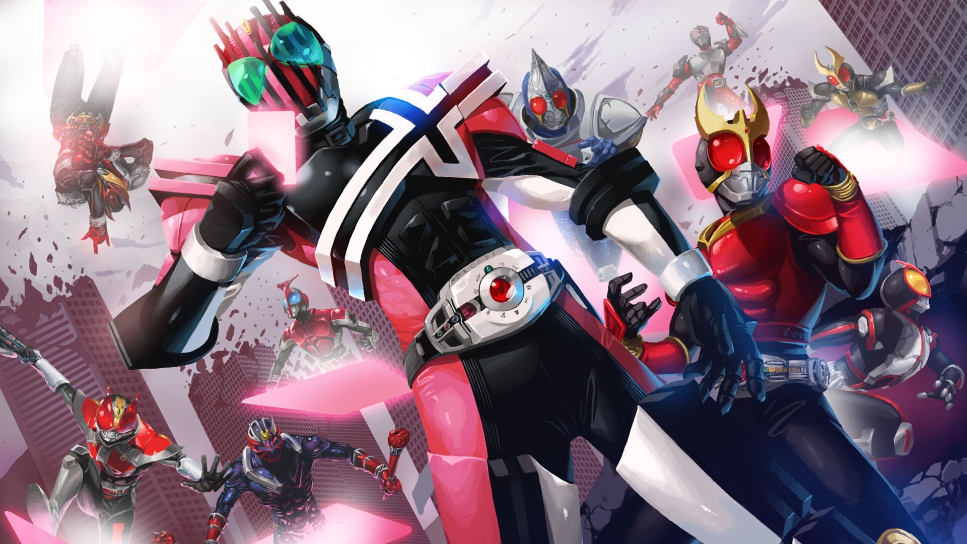 Tokusatsu Collection (Kamen Rider TV Shows), a list of TV Shows by Azmarine